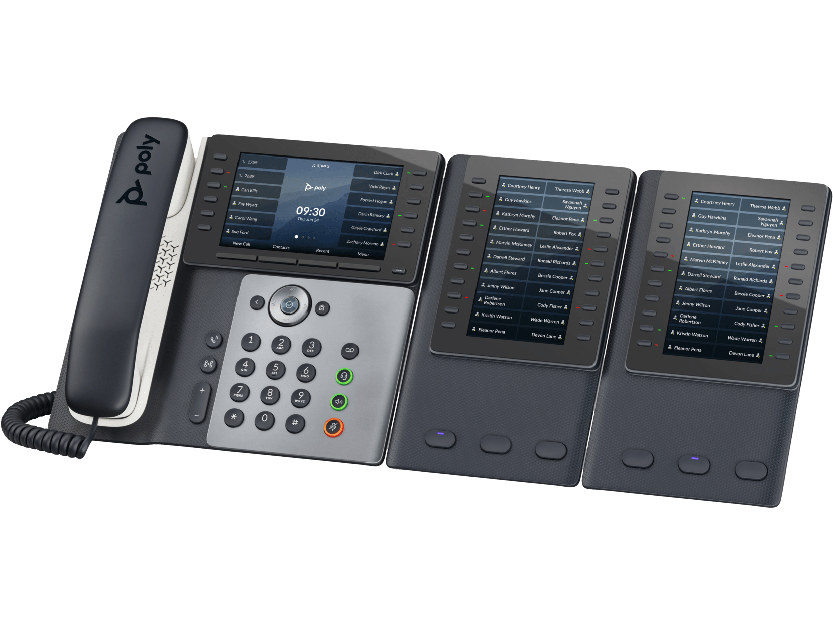 Poly Edge E550 IP Phone and PoE- Enabled